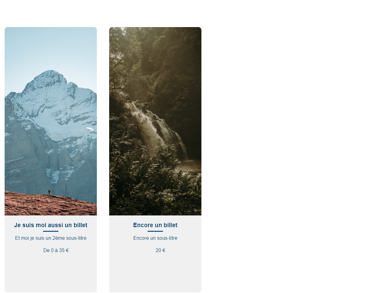 Ticket Cards Layout - Web Designer Wall